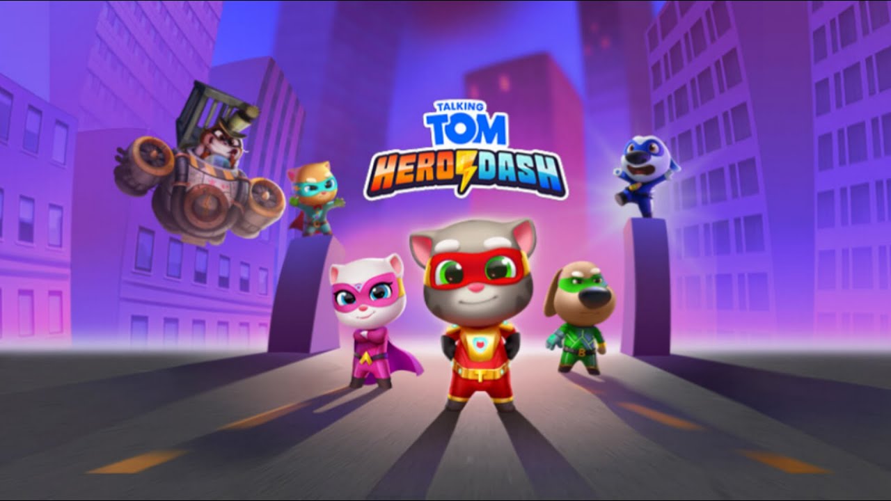 Talking Tom Hero Dash! New adventure Tom 1 - YouTube