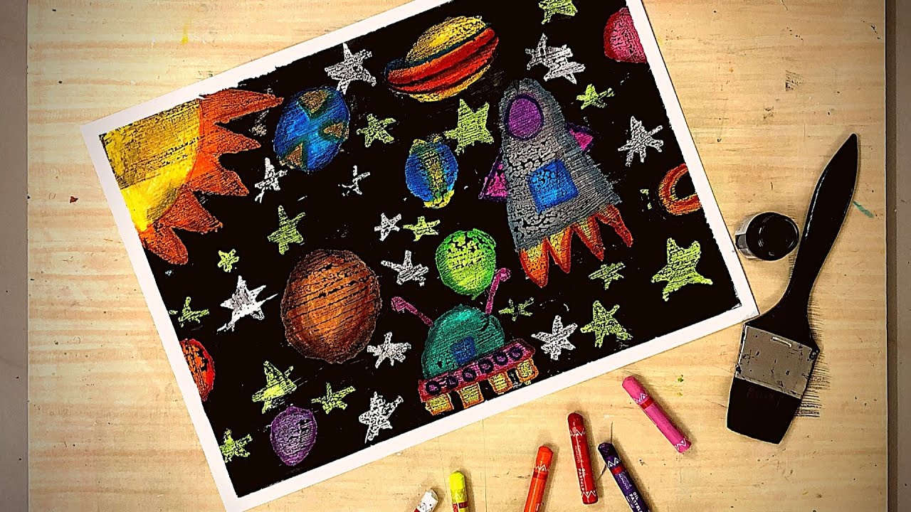 MAGIC PAINTING FOR KIDS | COMPLETE TUTORIAL | DONE BY 5 YEAR OLD| - YouTube