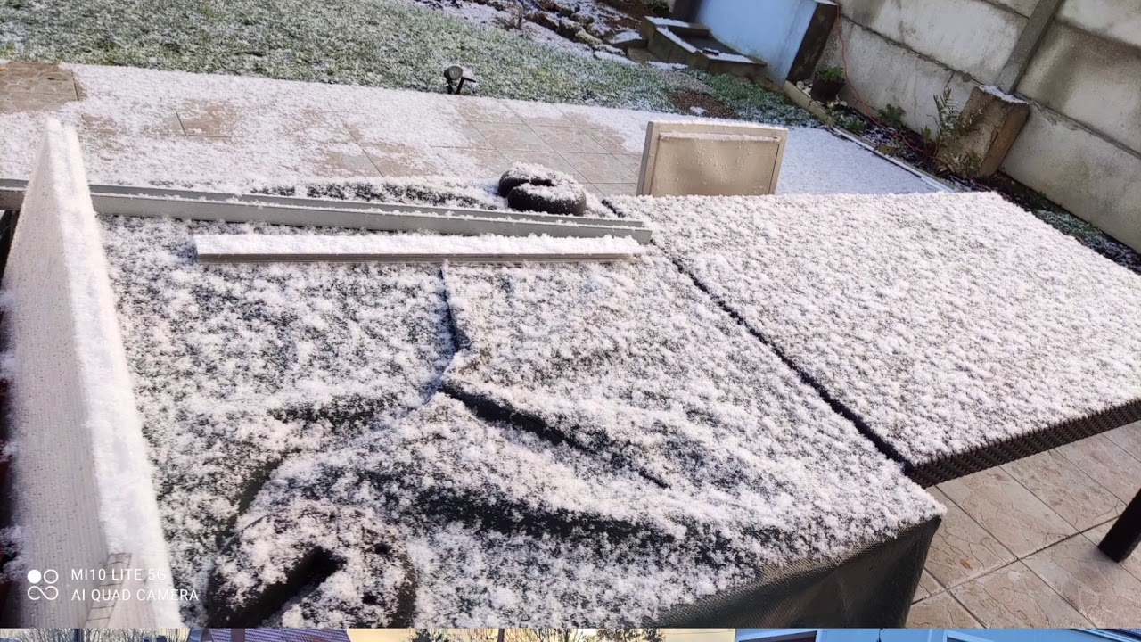 NEVE EM França..... Villeneuve Saint Georges - YouTube