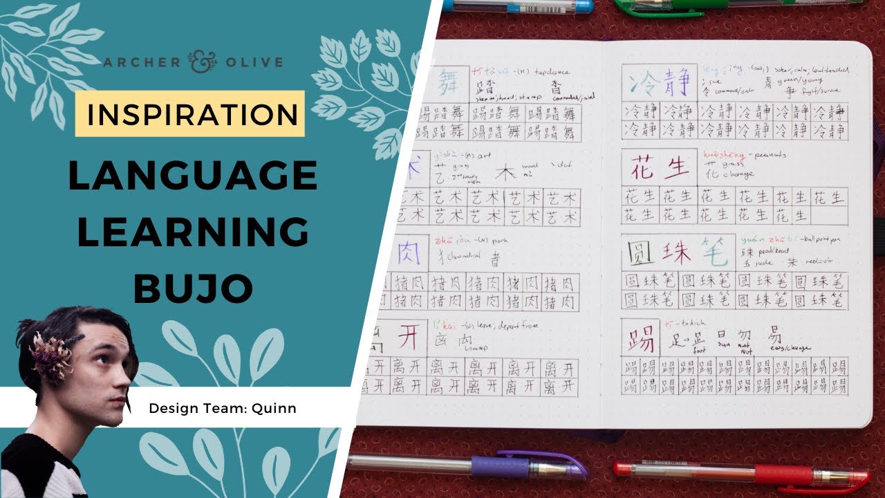 How To Create + Use A Vocabulary Spread | Bullet Journal For Language ...