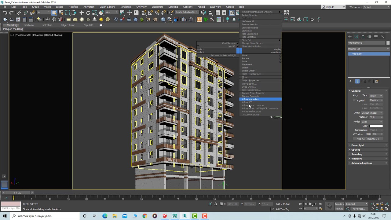 3ds MAX HDR Kullanımı. - YouTube
