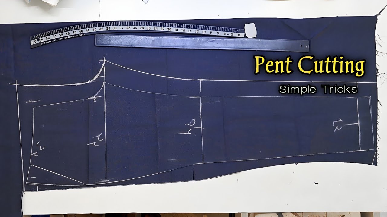 How To Pent Cutting IN Simple Tips |Fitting Pent Cutting/पेन्ट कटिंग ...