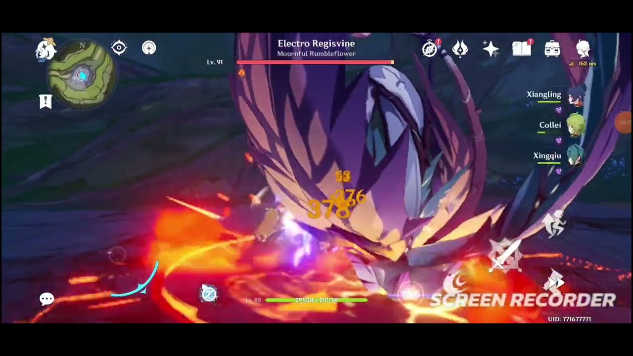 MY 4 STARS VS ELECTRO REGISVINE#genshinimpact #ELECTROREGISVINE - YouTube