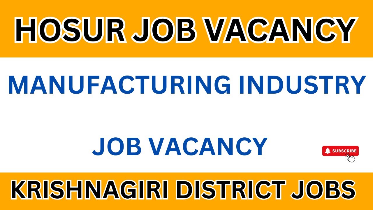 Hosur job vacancy 2025 Tamil | Hosur jobs 2025 | Hosur job vacancy 2025 | mnc company work - YouTube