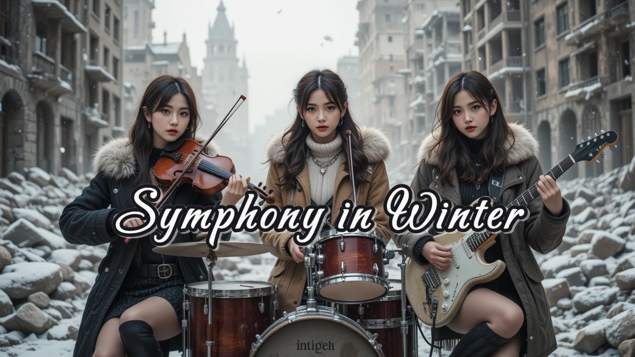 Symphony in Winter, Piano, Violin, Guitar, Drum & Bass Trap. #metal # ...