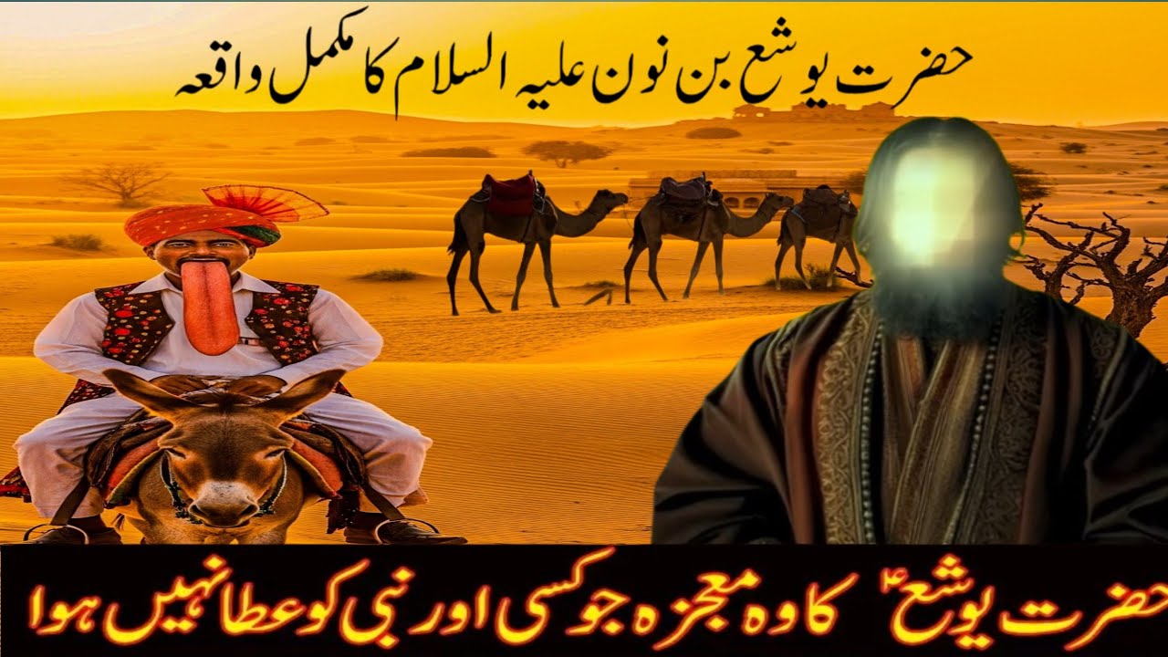 hazrat yusha bin noon story in urdu | life of prophet yusha bin noon ...
