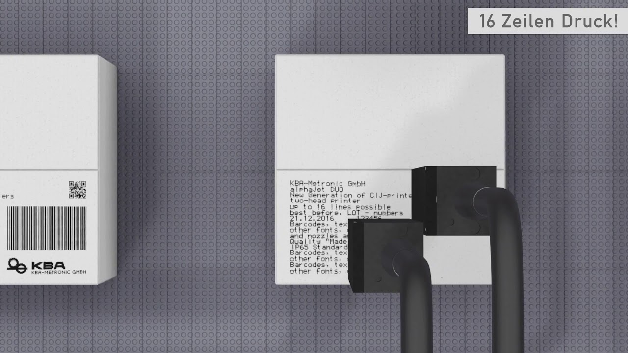 Codificador Inkjet Alpha JET DUO | Coinsarme - YouTube