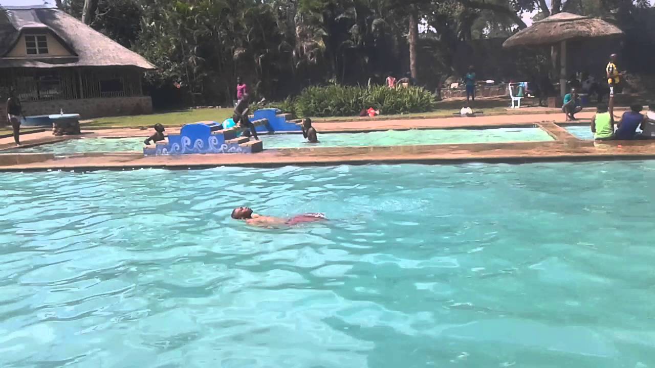 double back flip into a pool - YouTube