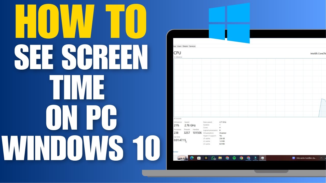 How to See Screen Time on PC Windows 10 | Check Screen Time on PC ...