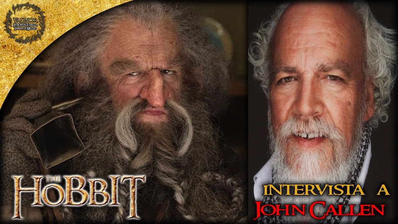 Intervista a JOHN CALLEN, Óin ne "Lo Hobbit" di Peter Jackson - YouTube