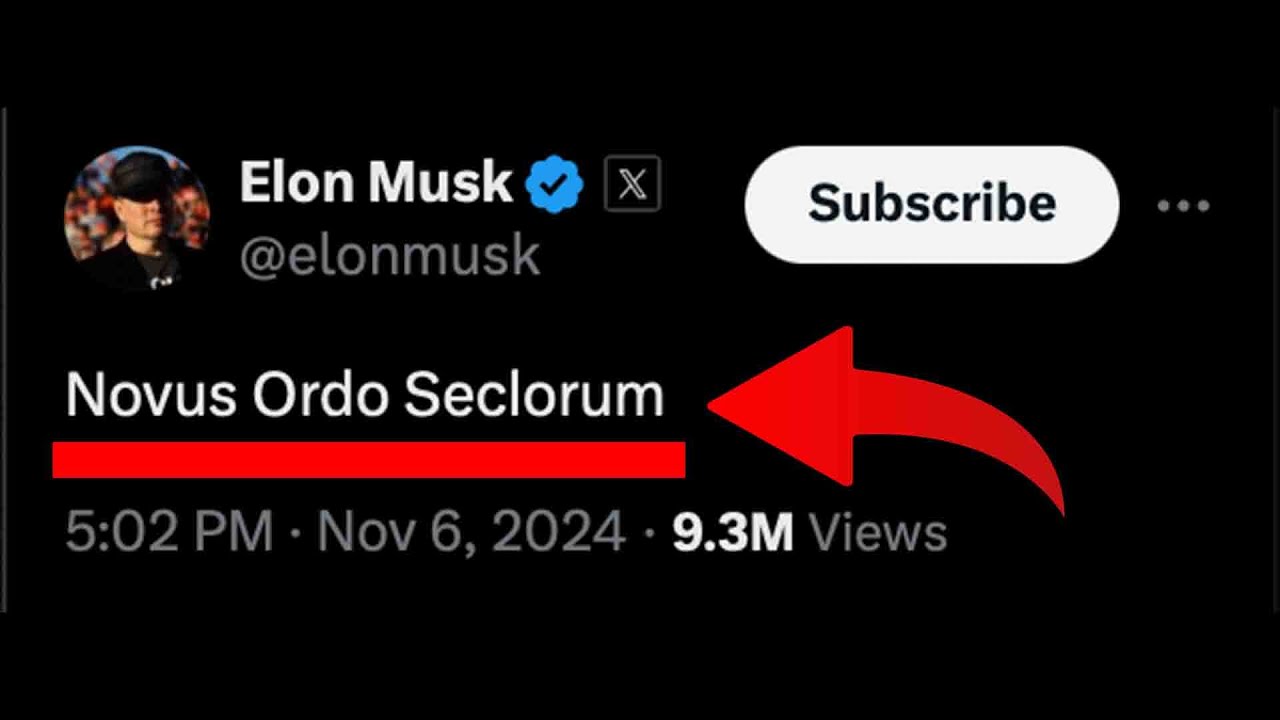 Novus ordo seclorum, Elon Musk and the New Order of "Builders" (w ...