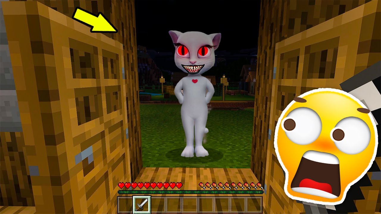 Apariciones Aterradores de Talking Angela en Minecraft - YouTube