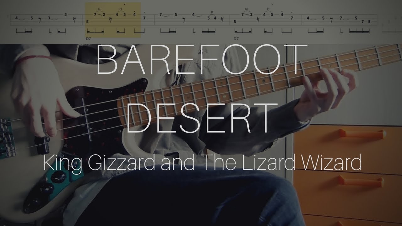 King Gizzard and The Lizard Wizard - Barefoot Desert (Bass Cover with ...