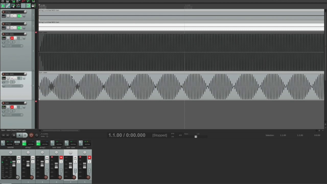 Beating Patterns - A Case Study in Vibrating Strings Follow Up - YouTube