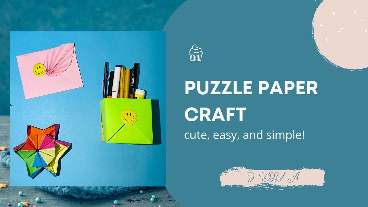 Paper Puzzle Craft | Diy Paper Puzzle | Diy Paper Craft | Easy Paper ...