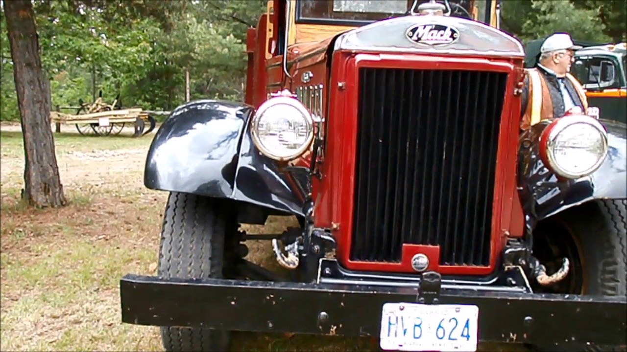1936 Mack Chain Drive Truck - YouTube