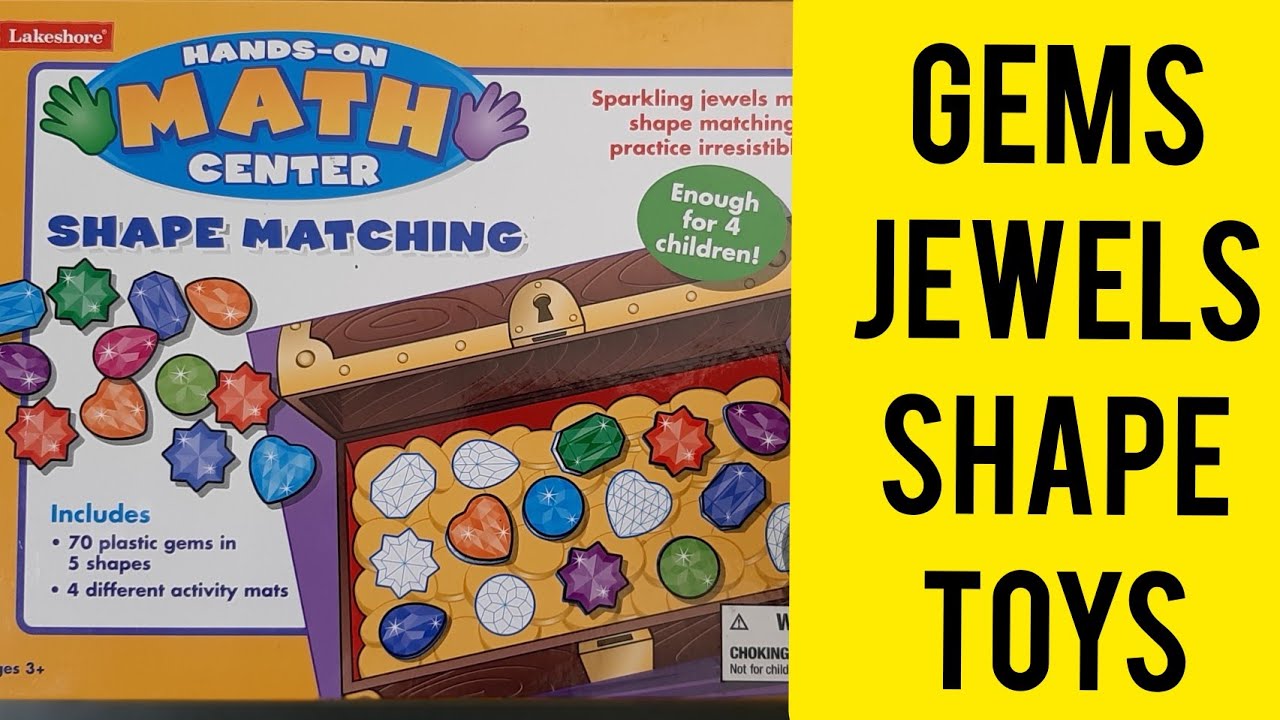 Lakeshore Hands on Math Center Shape Matching Toy Review | STEM | Gems ...
