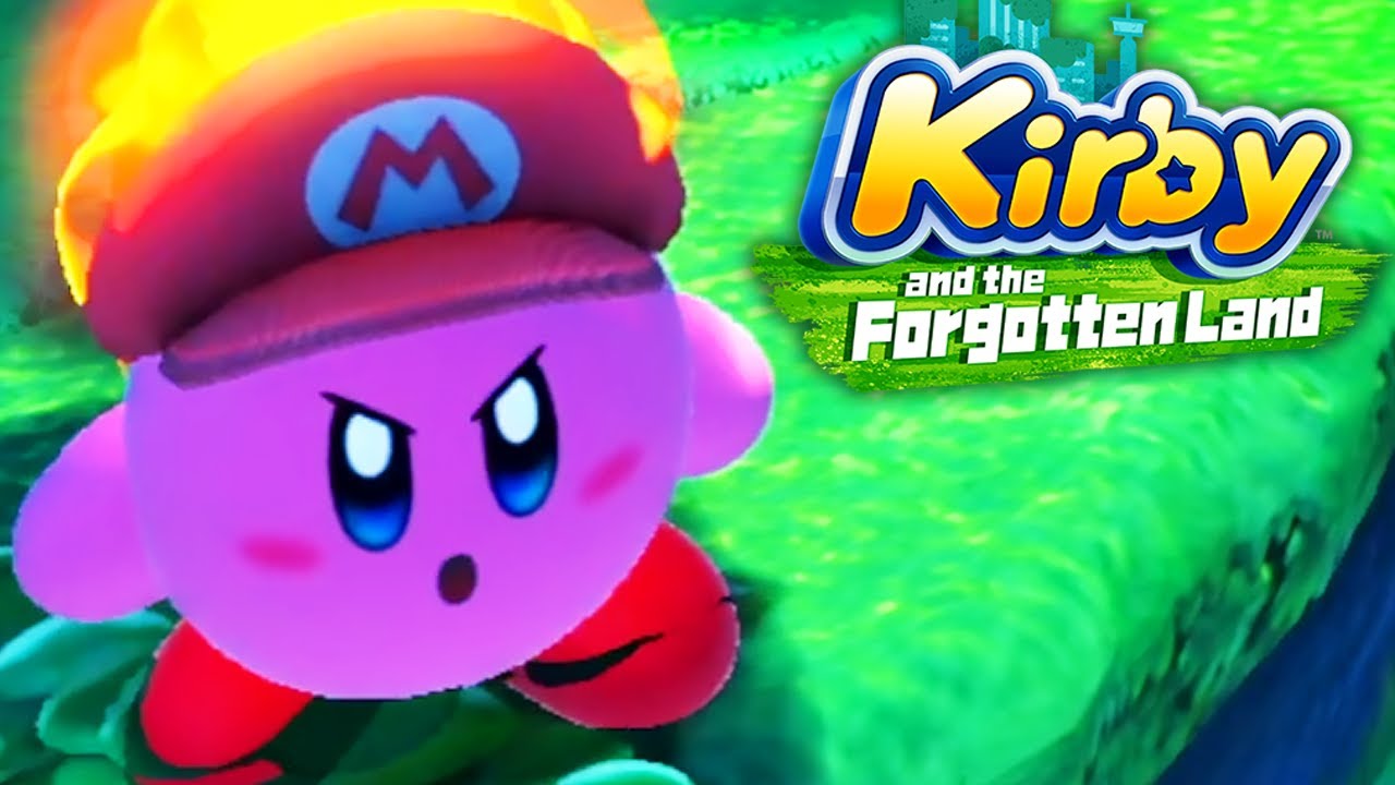 Playable Mario in Kirby and the Forgotten Land - YouTube