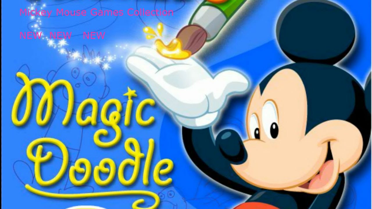 Mickey Mouse Magic Doodle Disney Games For Kids - YouTube