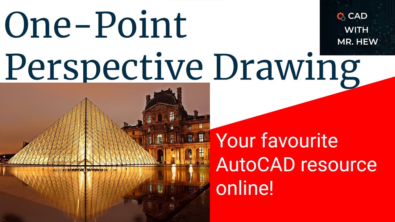 How to draw one point perspective drawing - YouTube