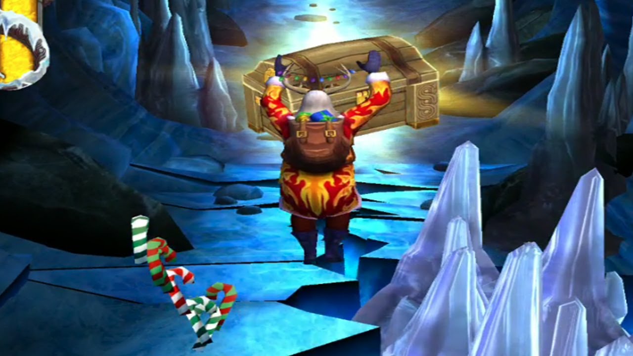 Temple Run 2 SANTA VOLCANIC - FROZEN SHADOWS - ENDLESS RUNNER - YouTube