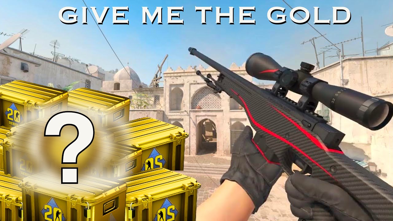 Shooting heads while waiting for the gold (CS2 CASE OPENING) - YouTube