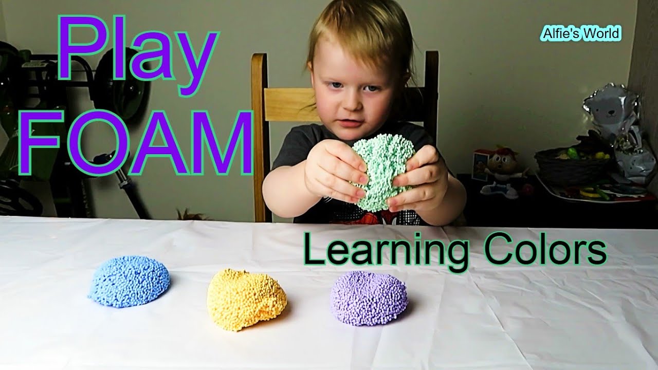 KIDS FOAM FUN | PLAY FLOAM | ASMR | Alfie's World #kidsyoutube - YouTube