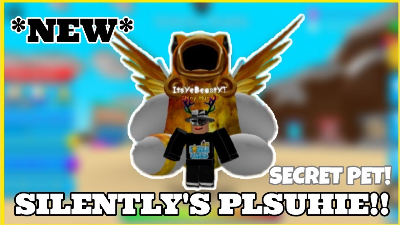🚨I Got The New Secret Pet Sylently's Plushie! - Bubble Gum Simulator ...