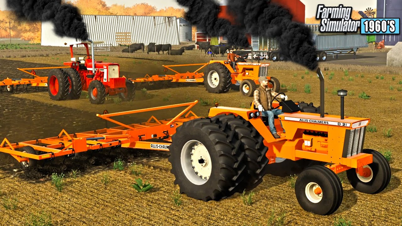 PLOW DAY ON 1960'S AMERICAN FARM! (NEW TRACTOR!) - YouTube