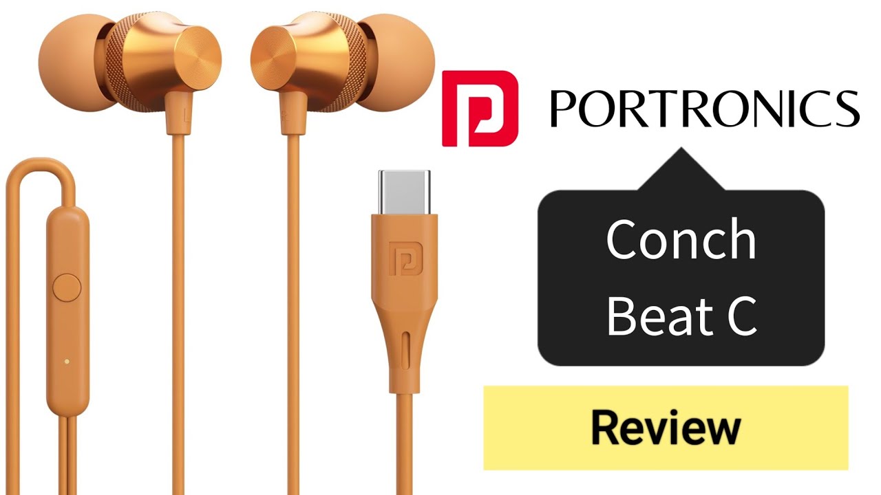 Portronics Conch Beat C Type-C Earphones | Unboxing & Review - YouTube