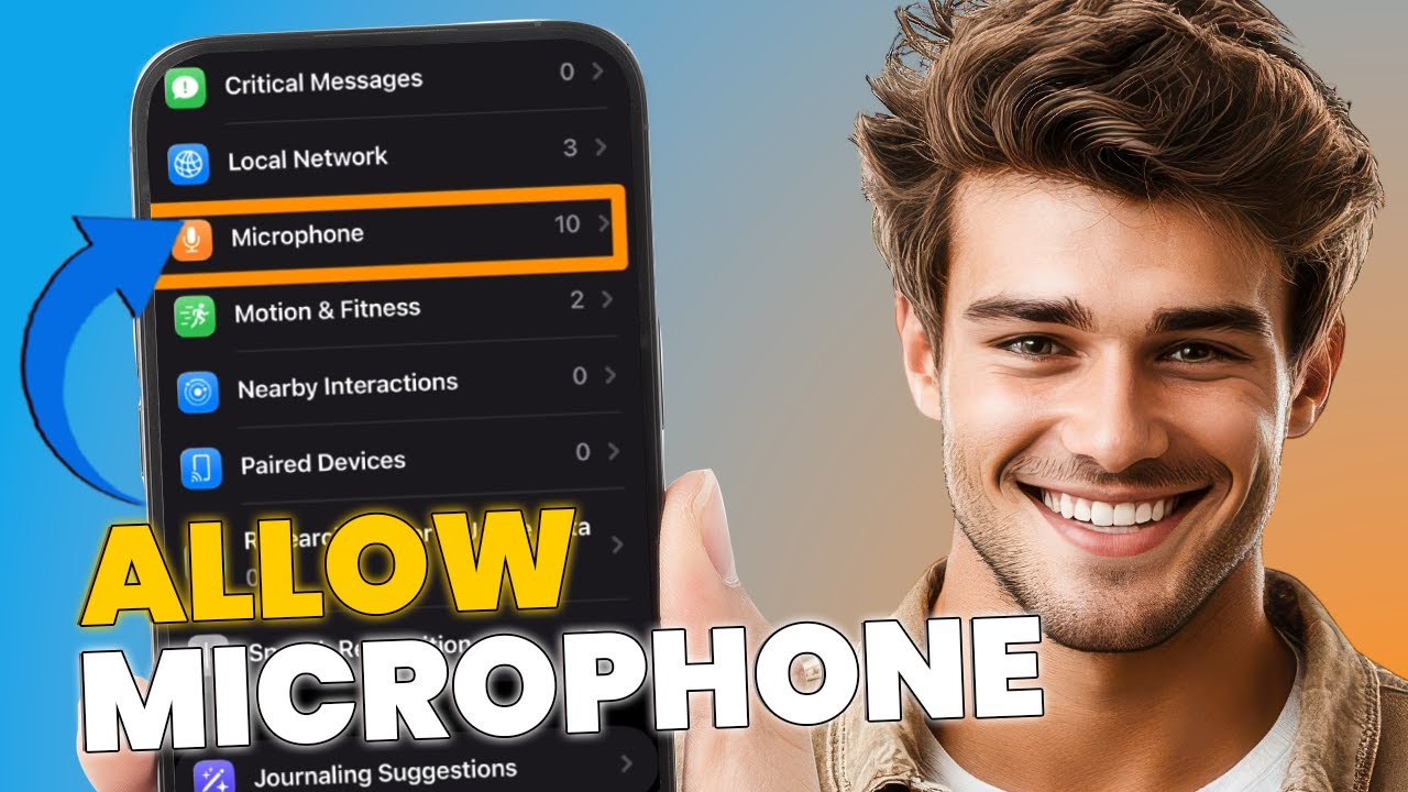 How to Allow Microphone Access on iPhone (Fix Mic Not Working) - YouTube