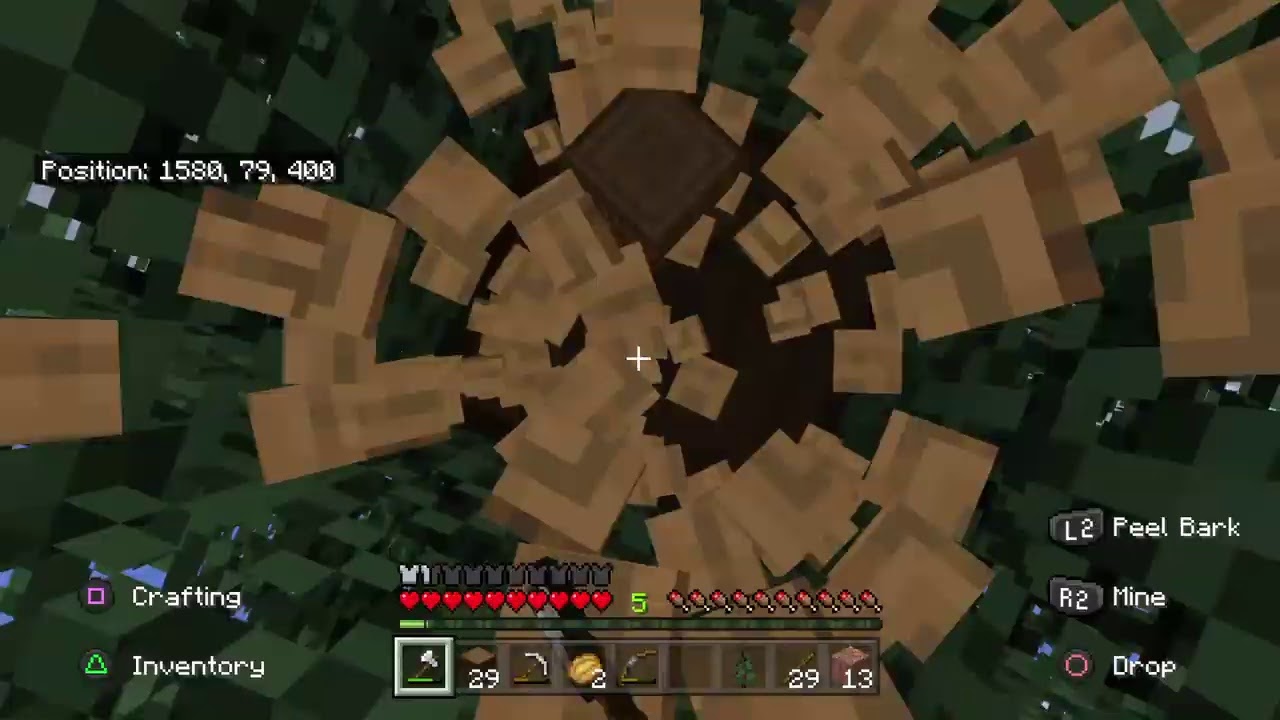 Beating MineCraft with inverted colors - YouTube