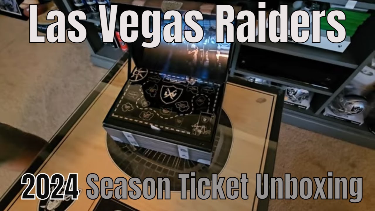 Las Vegas Raiders 2024 Season Ticket Unboxing - YouTube