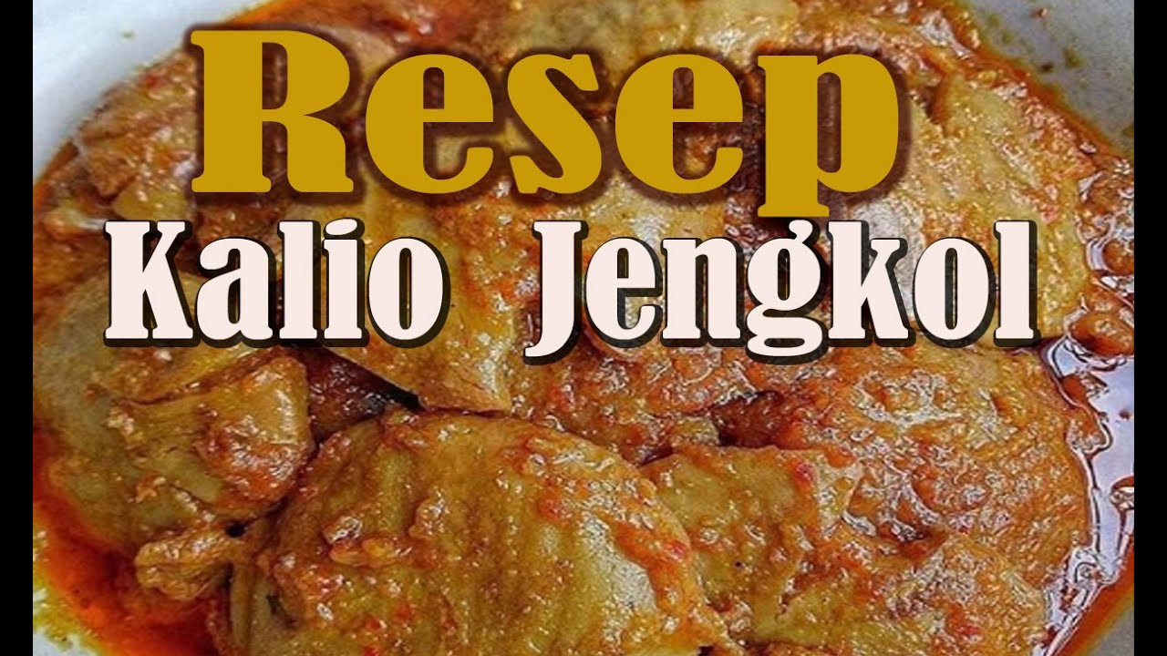 Resep kalio jengkol dijamin enak - YouTube
