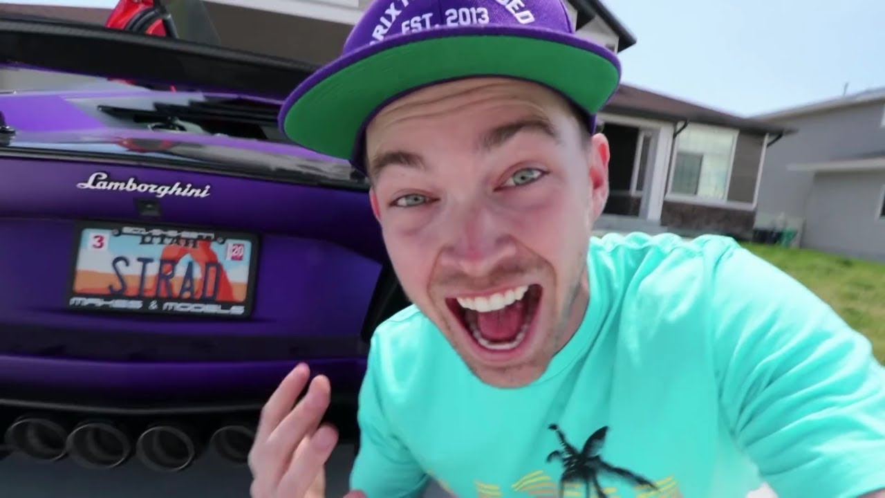 TheStradman Forged Carbon Tip Installation Cold Start X Lamborghini ...