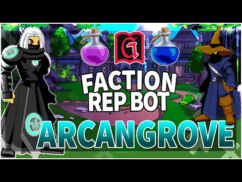 = AQW BOT = /ARCANGROVE REP BOT - RANK 10 FAST [GRIMLITE REV 1.3 And 1. ...