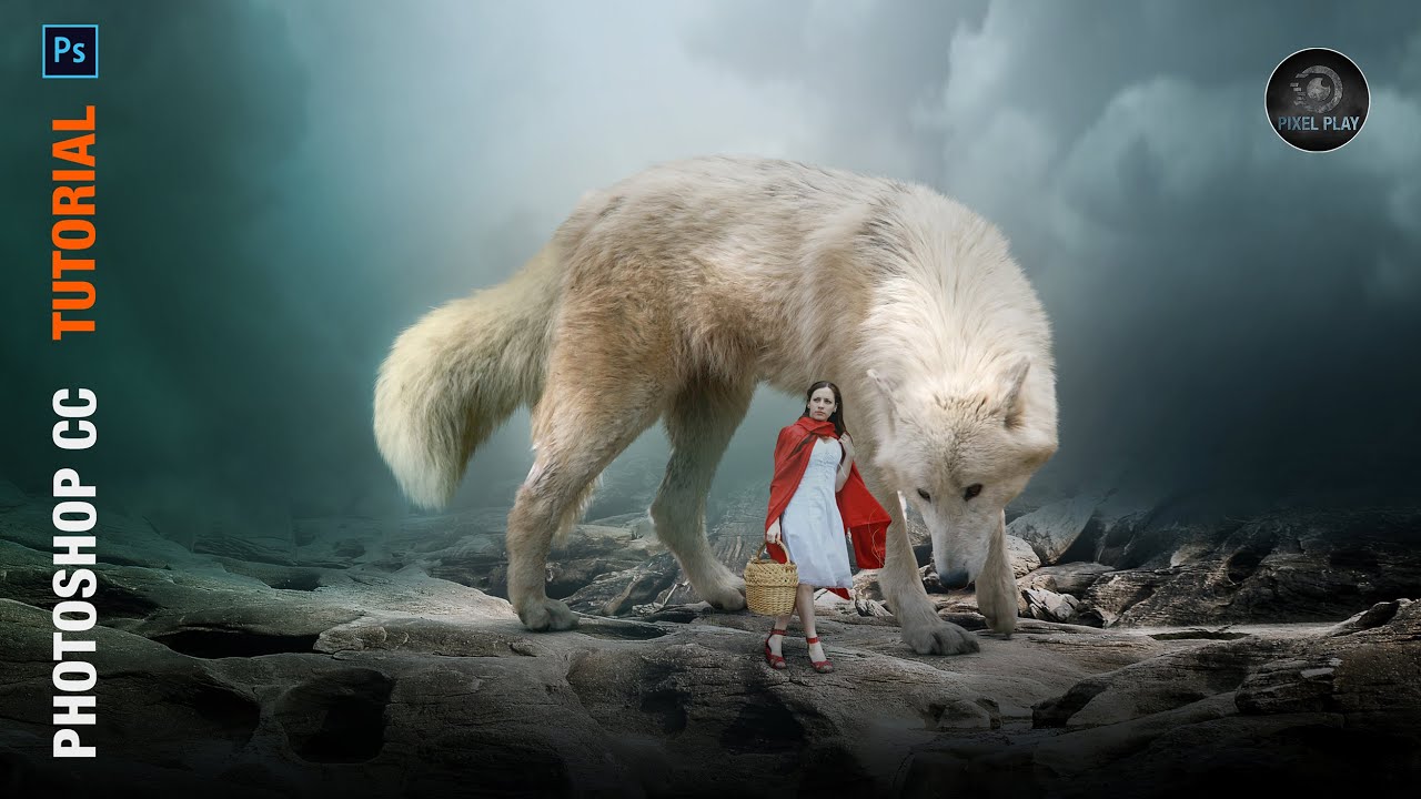 Wolf Image Manipulation Tutorial I Photoshop Tutorial - YouTube