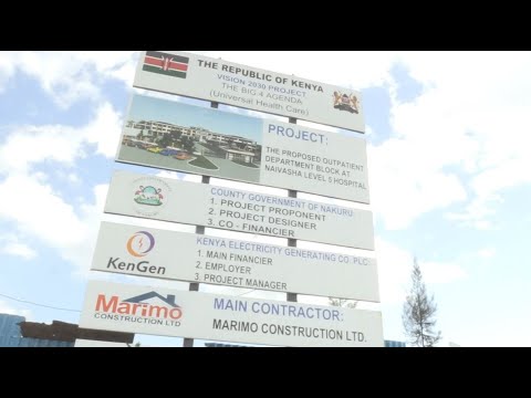 KENGEN CSR FUNDING NAIVASHA LEVEL 5 HOSPITAL WITH CONSTRUCTION UNDERWAY ...