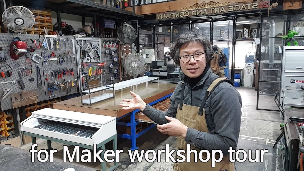 Maker workshop tour / We have created a workspace for making 3d ...