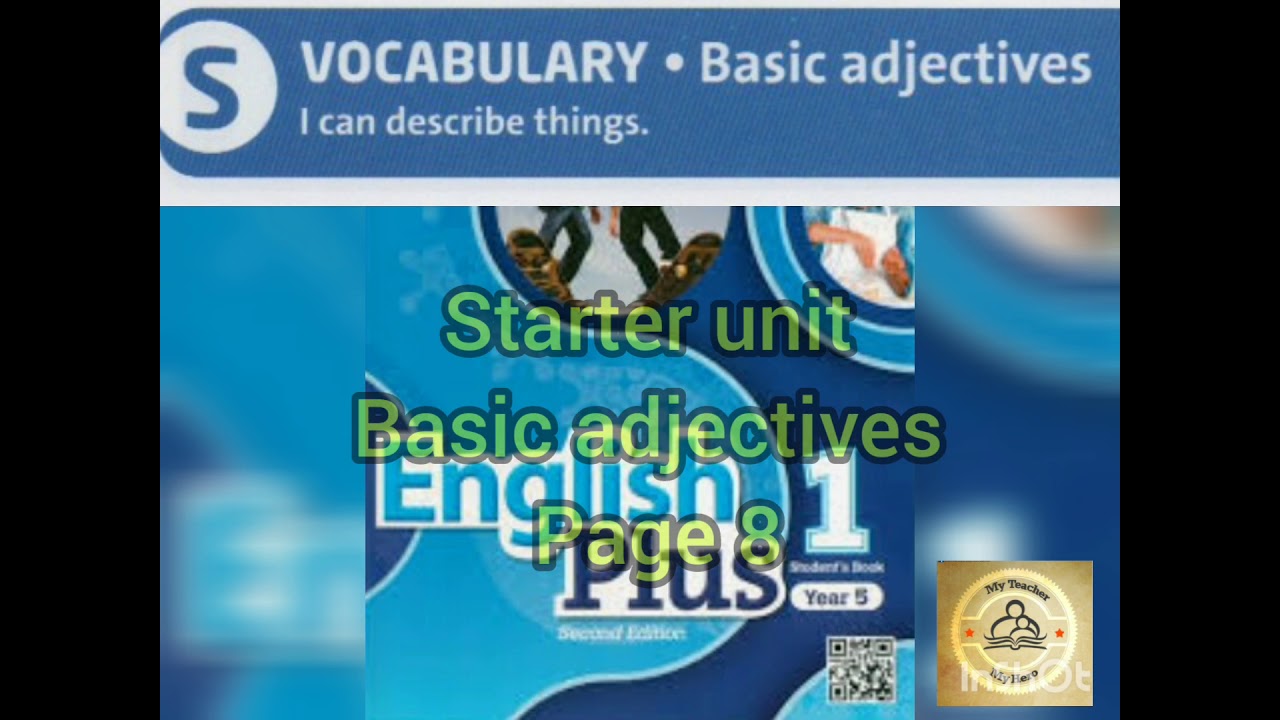 Year 5 English Textbook Audio Answers Basic Adjectives Starter year-5-english-textbook-audio-answers-basic-adjectives-starter