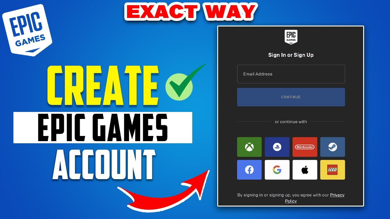 How to Create Epic Games Account 2025 ( Step-by-Step ) - YouTube
