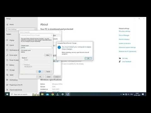 How to Change Computer Name in Windows 10 | Change Device Name | Laptop में PC Name Change कैसे ...