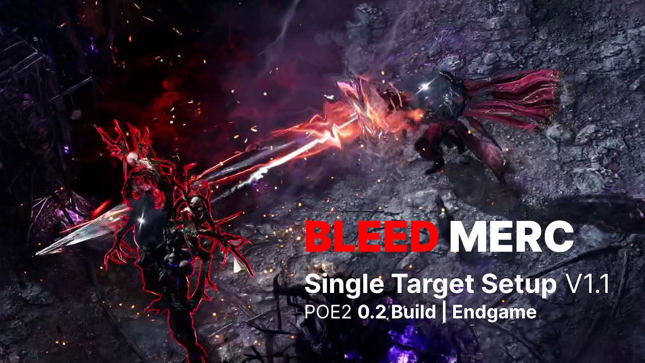 Bleed Merc - PoE2 0.2 Mercenary Bleed Build V1.1 Update - YouTube