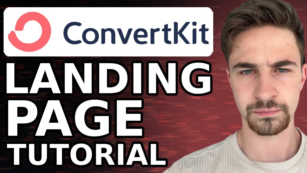 ConvertKit Landing Page Tutorial For Beginners (2024) | How To Make a Landing Page with ...