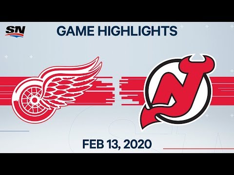 NHL Highlights | Red Wings vs Devils – Feb. 13, 2020