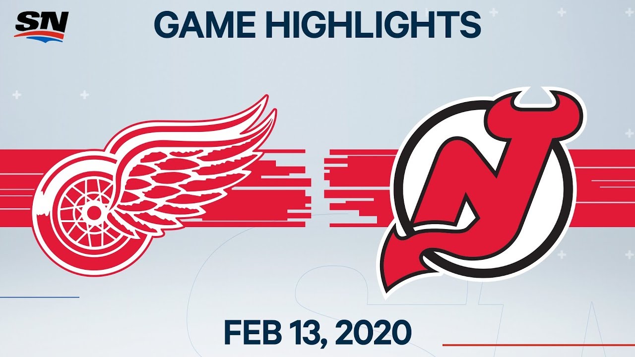 NHL Highlights | Red Wings vs Devils – Feb. 13, 2020 - YouTube