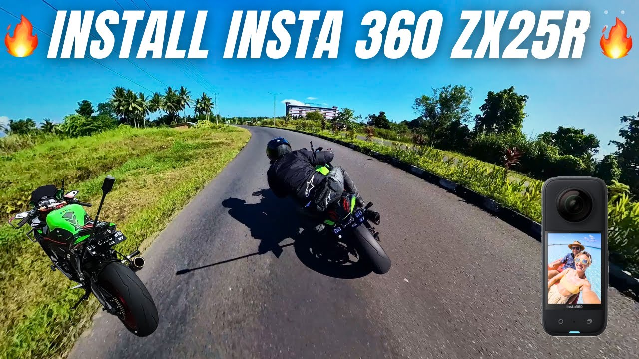 Set Up 360° Camera on Motorcycle KAWASAKI NINJA ZX25R Mode TPP - YouTube