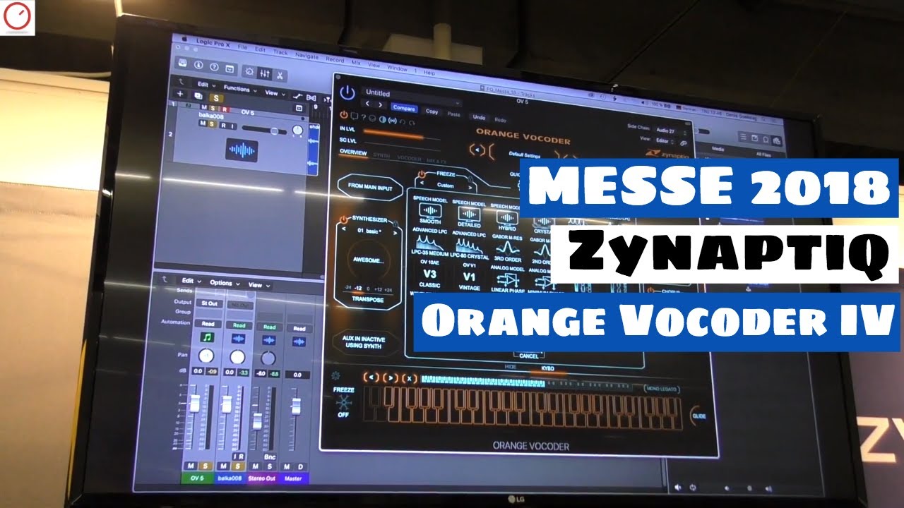 MESSE 2018: Zynaptiq Orange Vocoder IV - The Vocoder For Cher Music ...