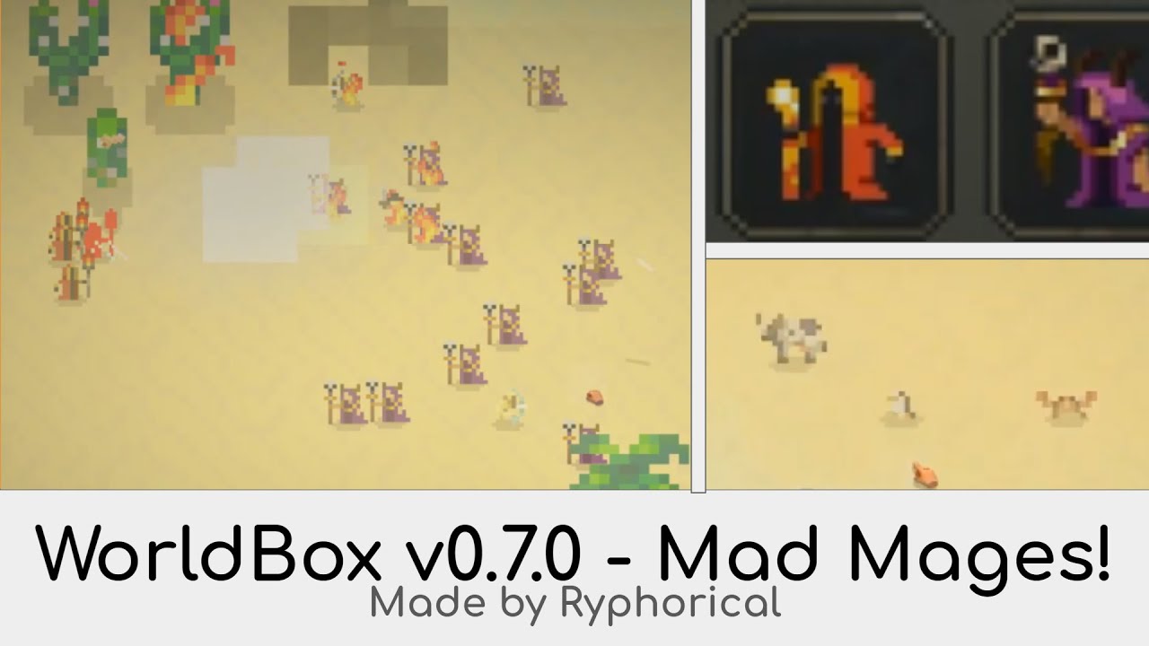 WorldBox v0.7.0 - Mad Mages! - YouTube