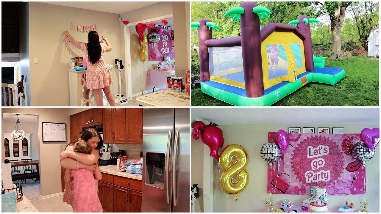 BIRTHDAY PARTY PREP, SETUP, CLEANUP WITH ME & MORE! - YouTube